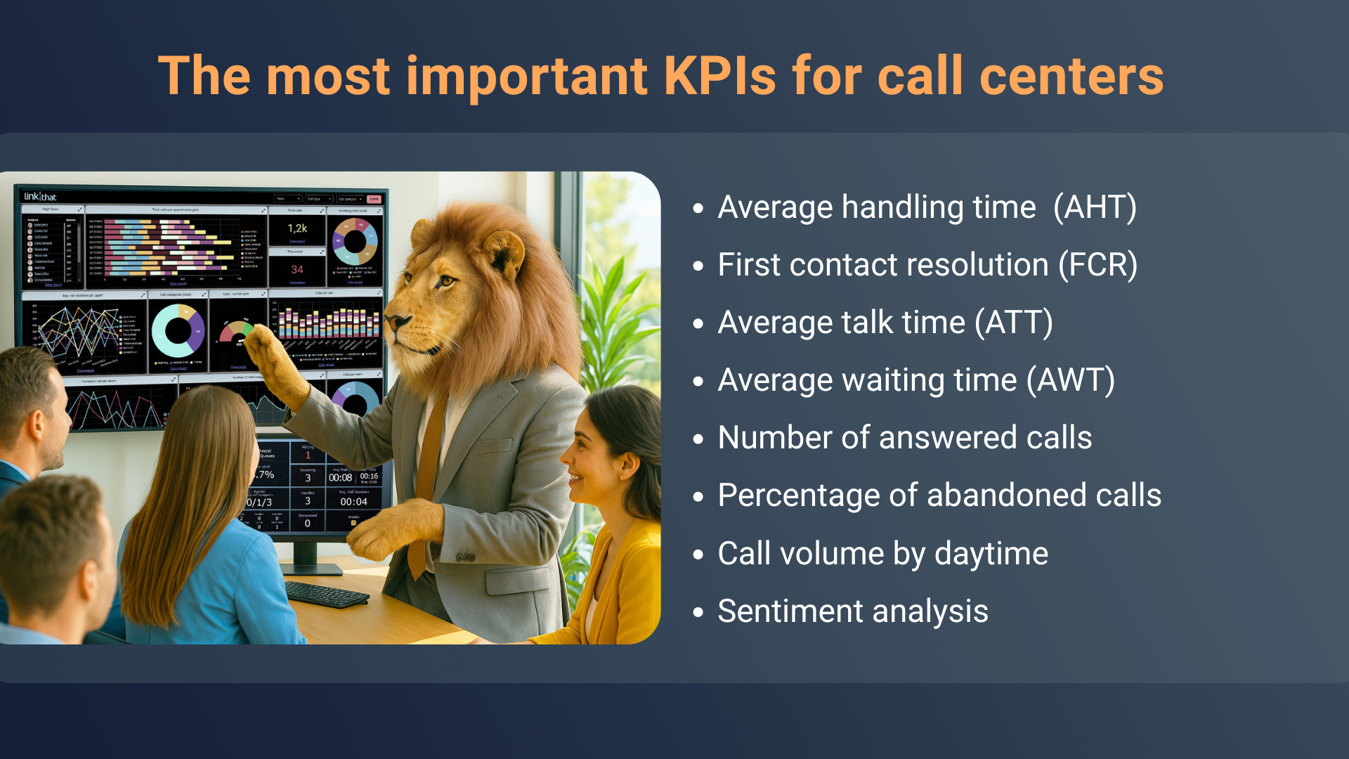 The most important KPIs for Call Centers – LinkThat